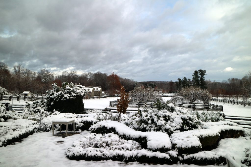 The Season's First Snowfall at the Farm - The Martha Stewart Blog