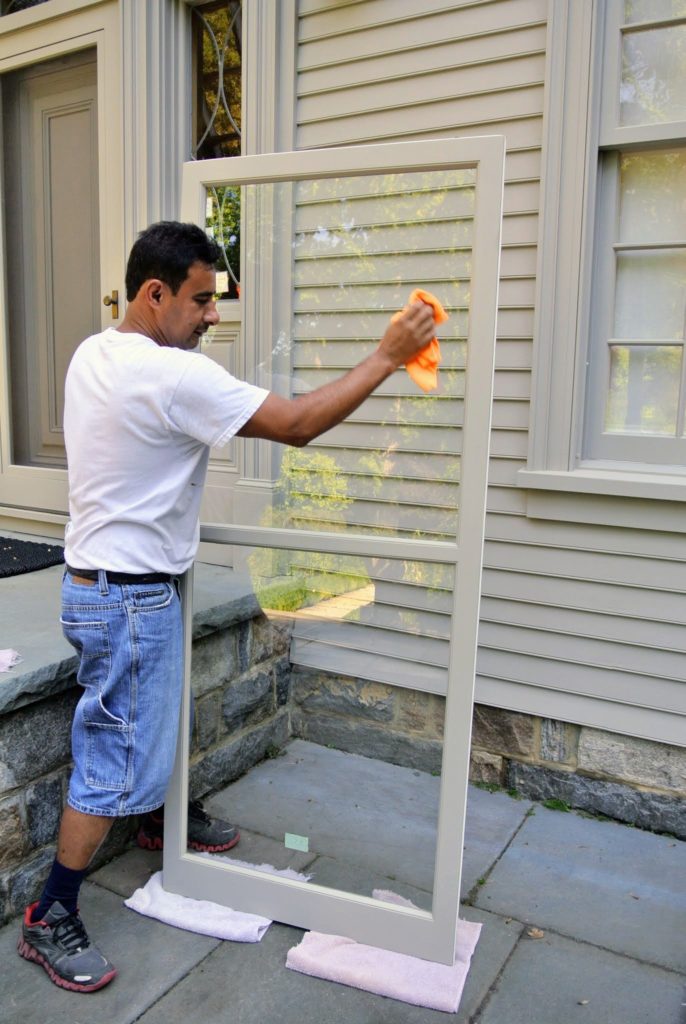 Cleaning and Installing the Storm Windows - The Martha Stewart Blog
