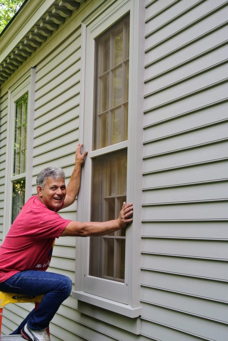 Cleaning and Installing the Storm Windows - The Martha Stewart Blog