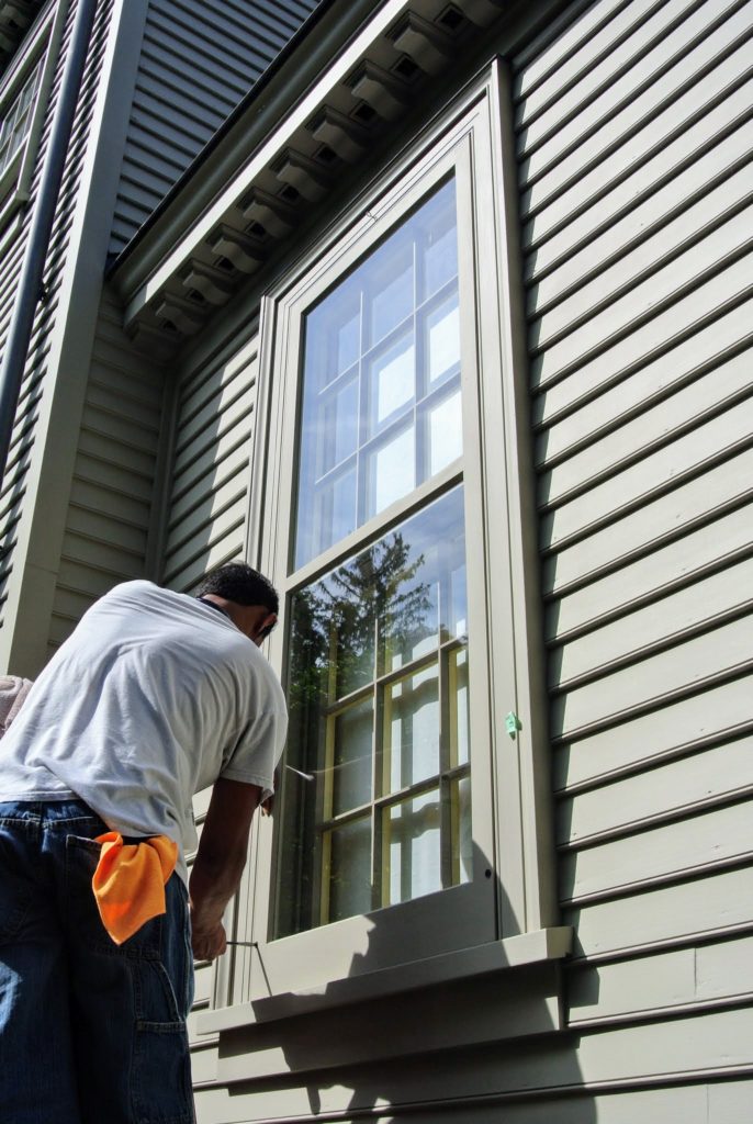 Cleaning and Installing the Storm Windows - The Martha Stewart Blog