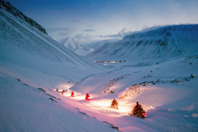 The Martha Stewart Blog : Blog Archive Snowmobiling in Svalbard - The ...