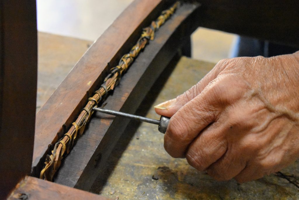 Caning Two of My Antique Chairs - The Martha Stewart Blog