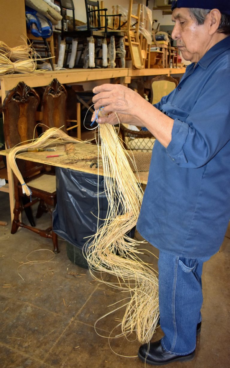 The Martha Stewart Blog : Blog Archive Caning Two of My Antique Chairs ...