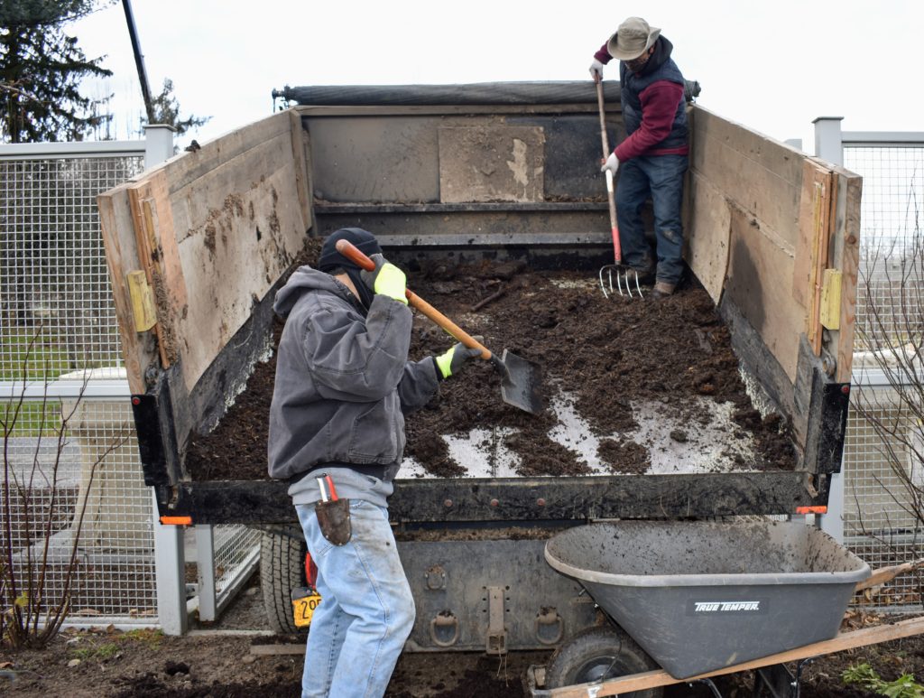 Covering the Gardens with Mulch and Compost - The Martha Stewart Blog