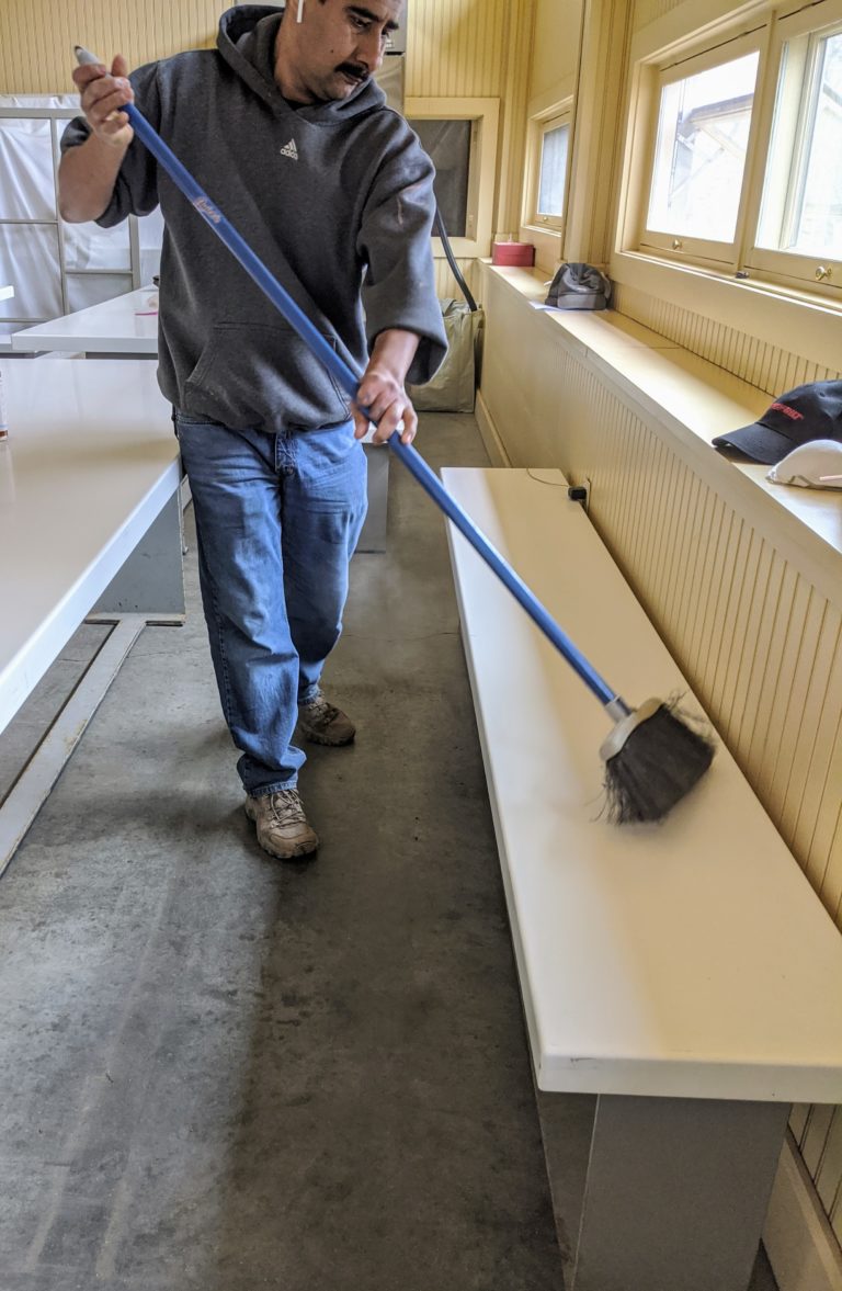Cleaning the Crew Lunchroom - The Martha Stewart Blog