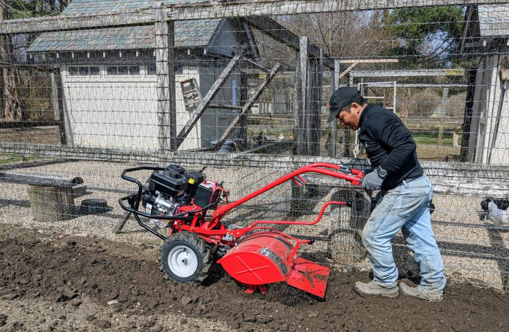 Using a Troy-Bilt "Big Red" Garden Tiller - The Martha Stewart Blog