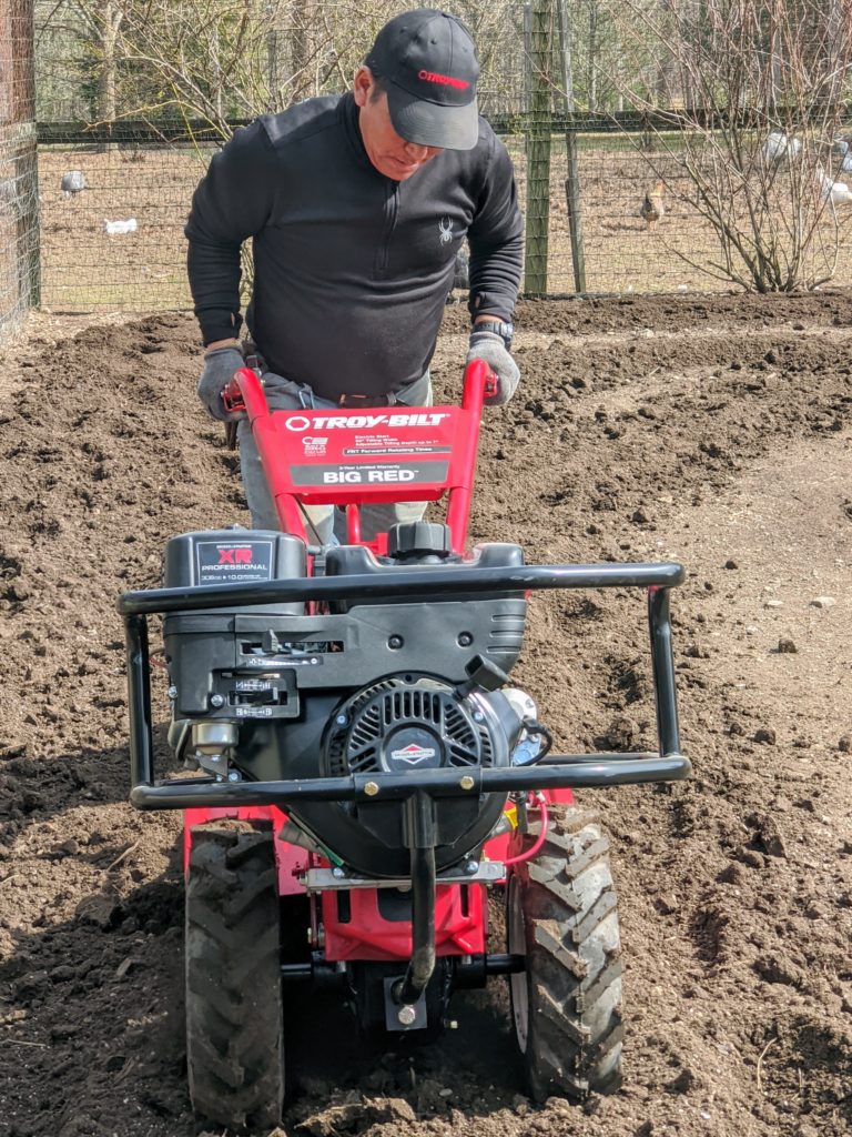 Using a Troy-Bilt "Big Red" Garden Tiller - The Martha Stewart Blog