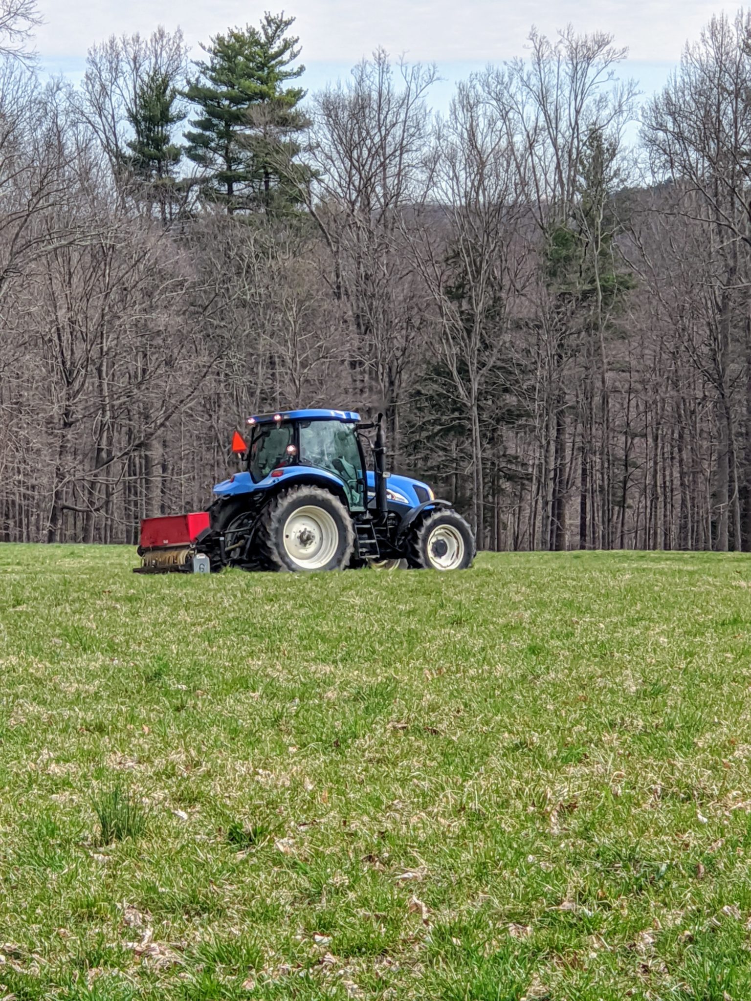 Aerating and Seeding the Fields and Paddocks - The Martha Stewart Blog
