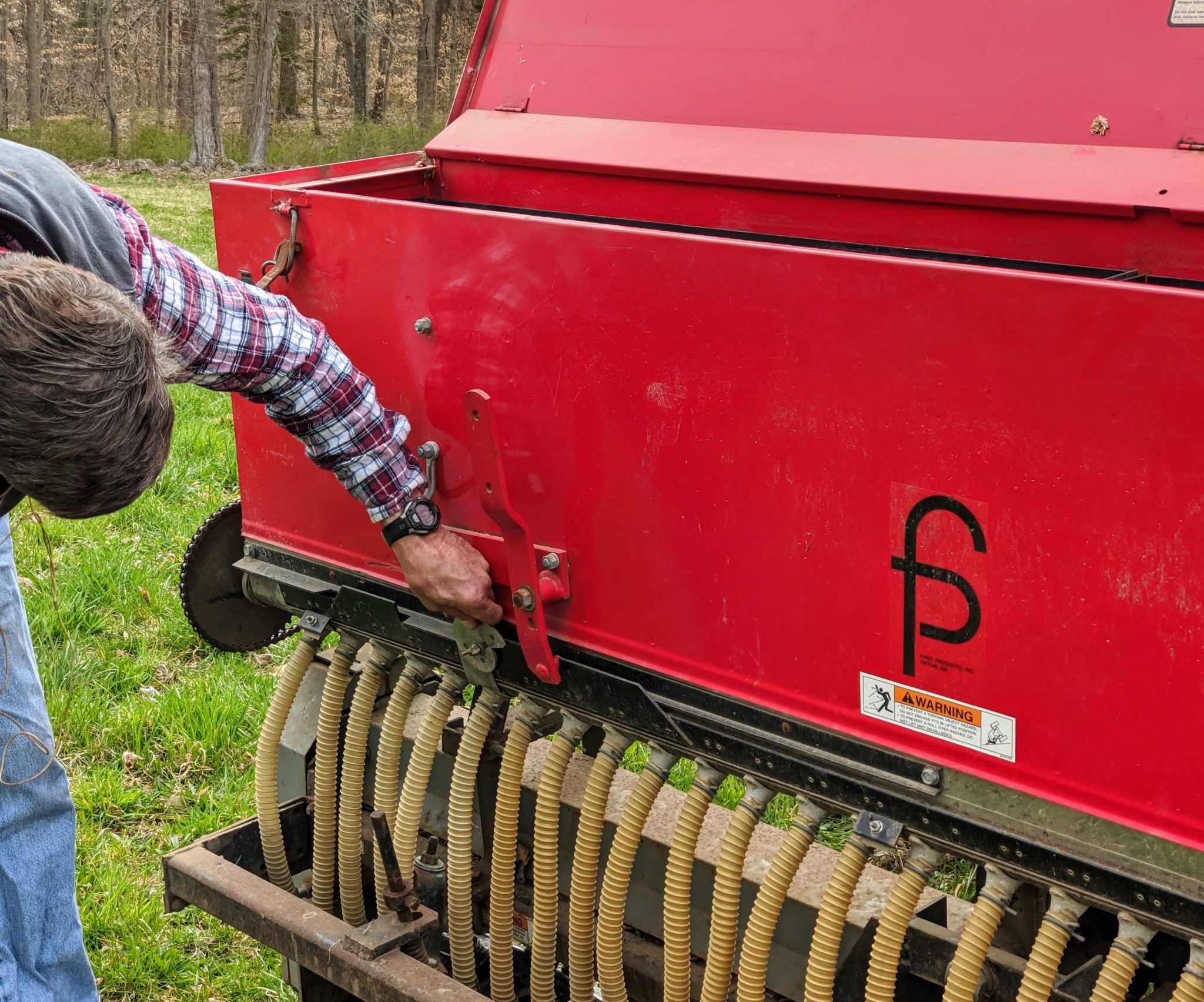 Aerating and Seeding the Fields and Paddocks - The Martha Stewart Blog