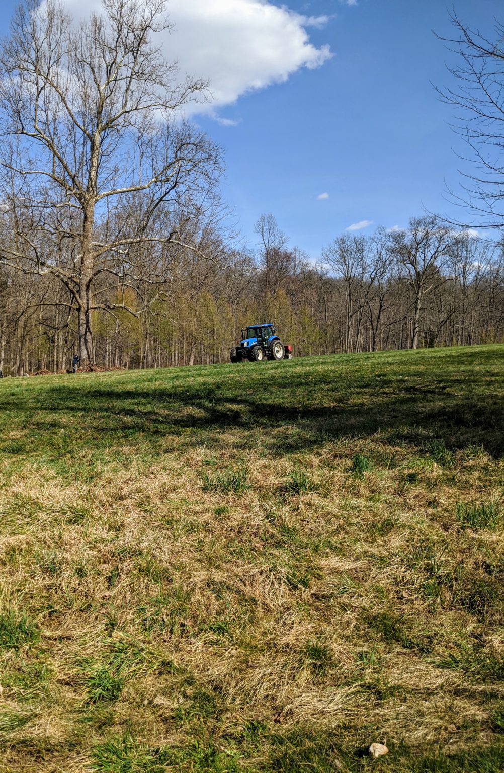 Aerating and Seeding the Fields and Paddocks - The Martha Stewart Blog
