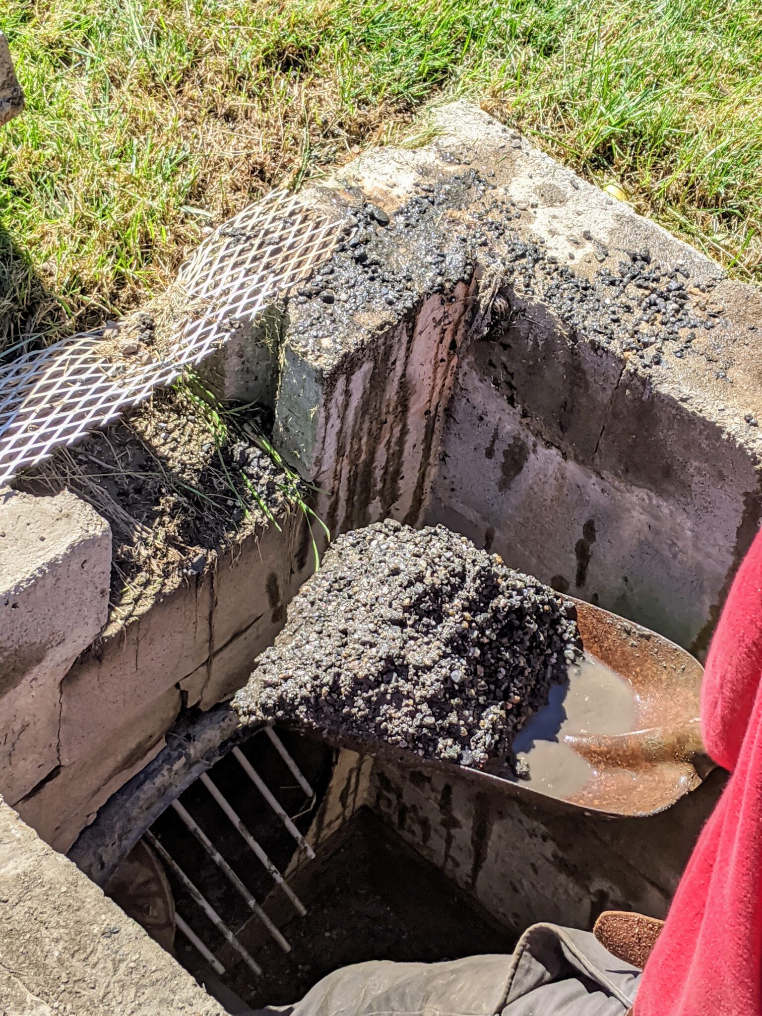 Cleaning Catch Basins Around My Farm - The Martha Stewart Blog