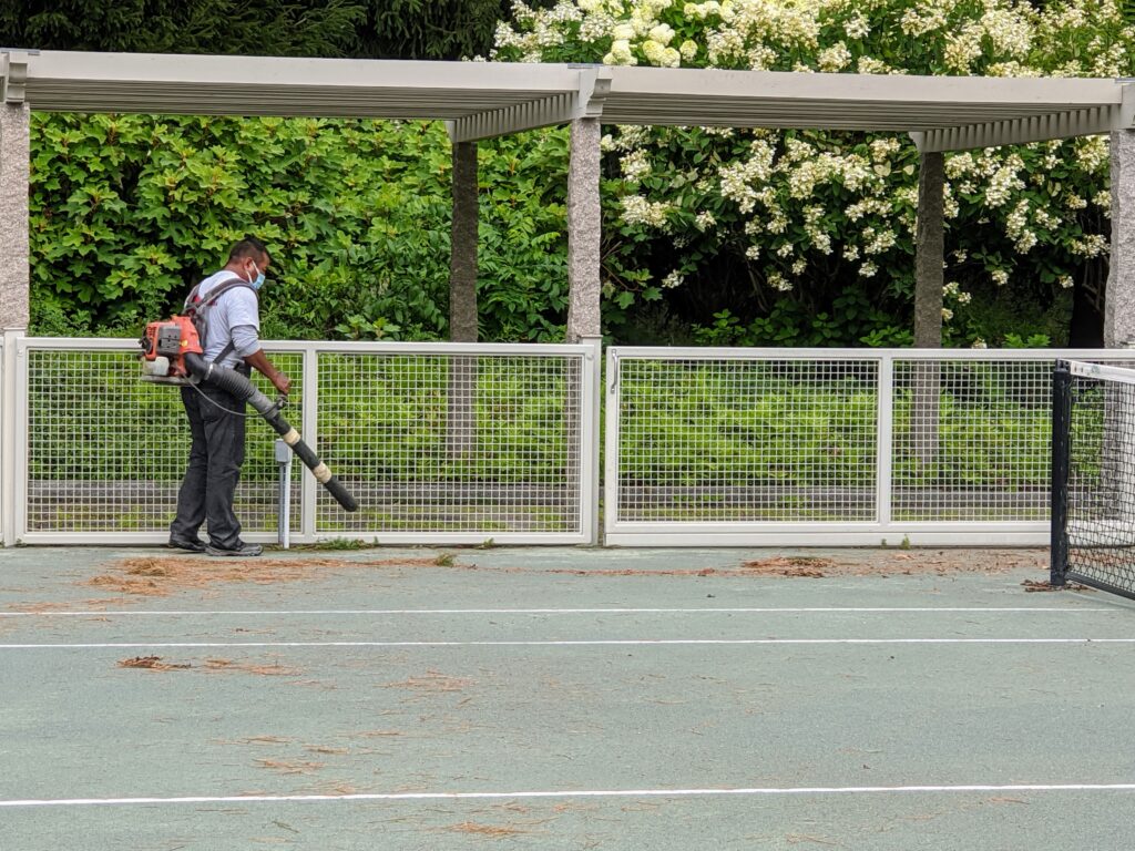 Maintaining My Tennis Court - The Martha Stewart Blog