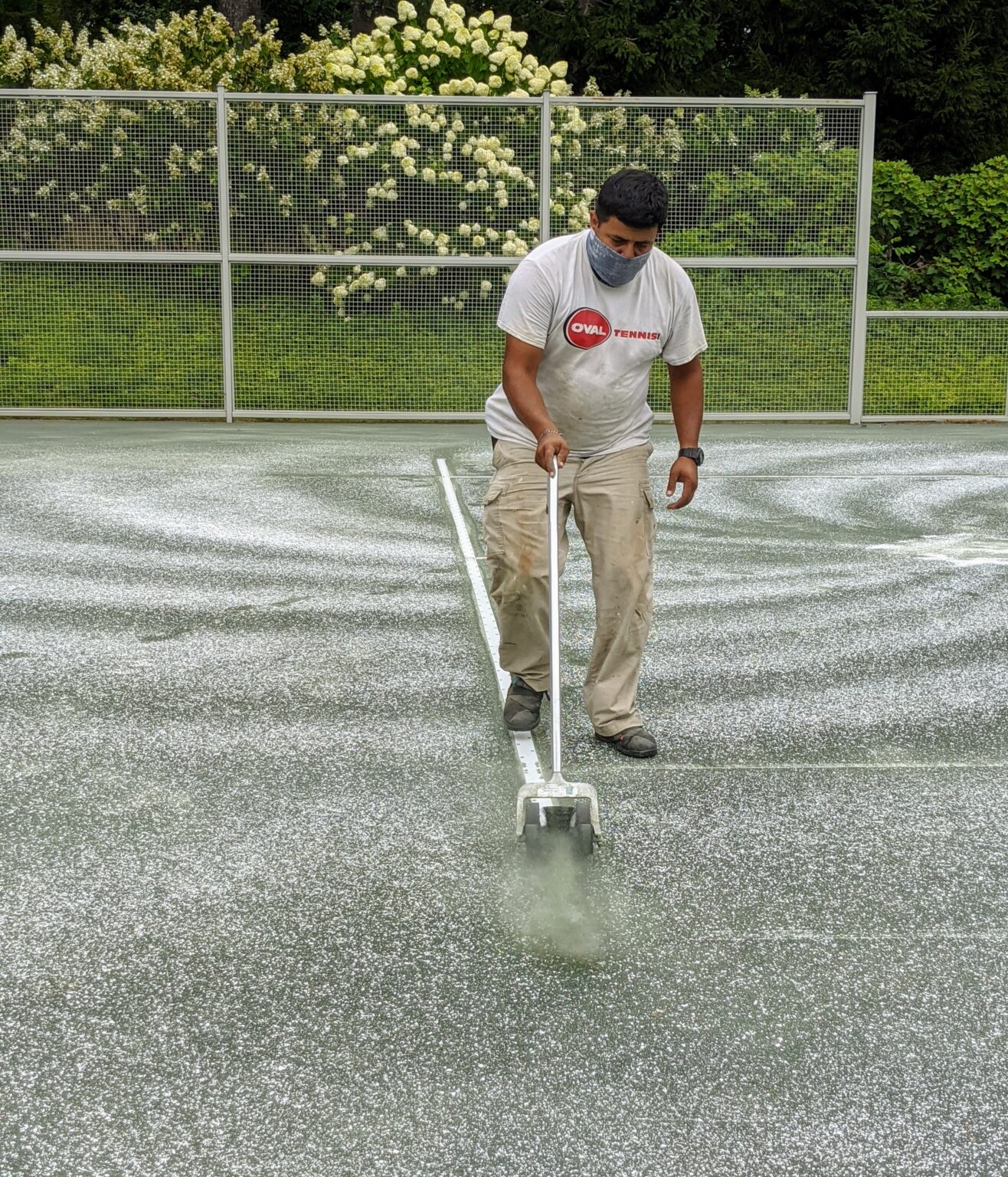 Maintaining My Tennis Court - The Martha Stewart Blog