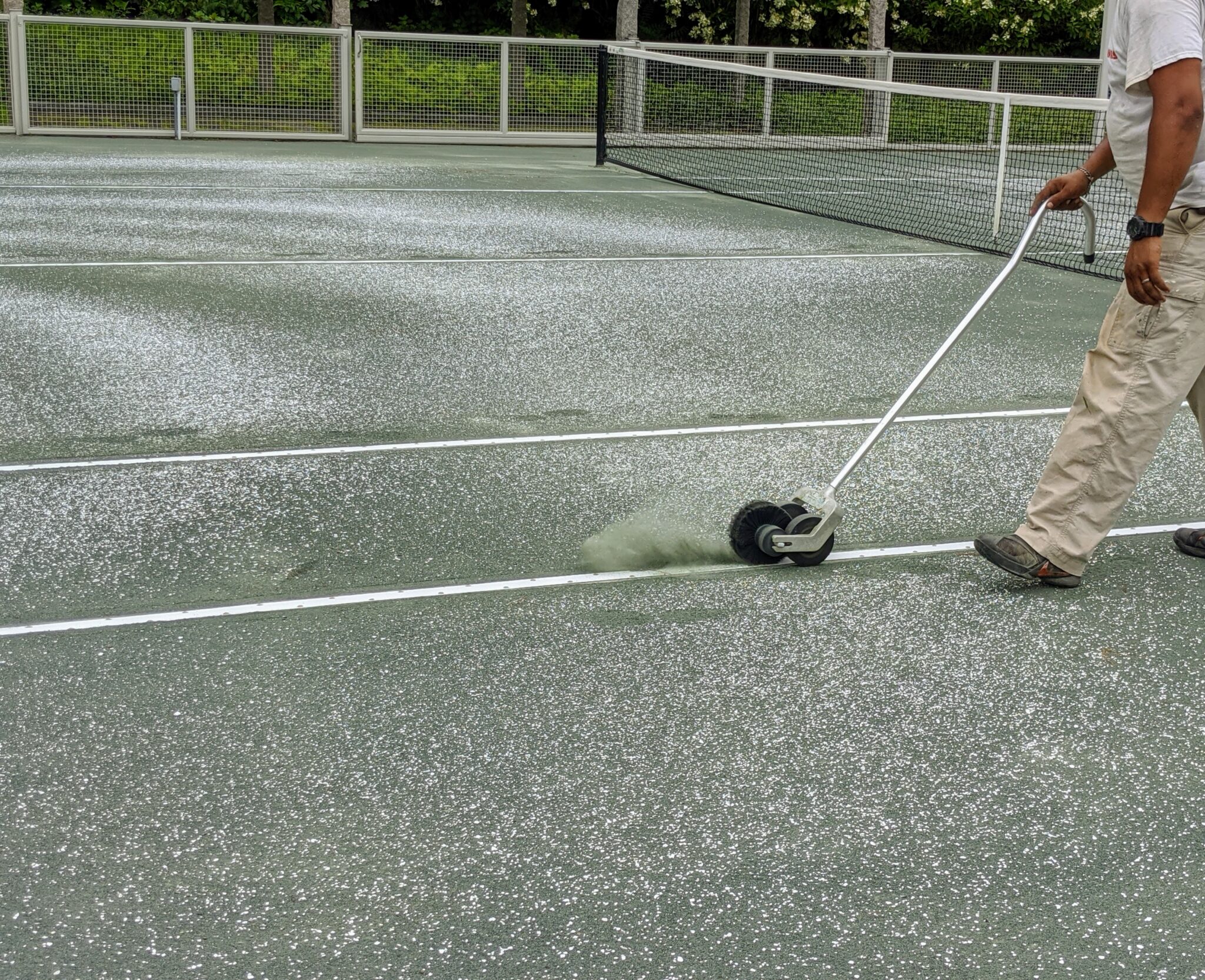 Maintaining My Tennis Court - The Martha Stewart Blog