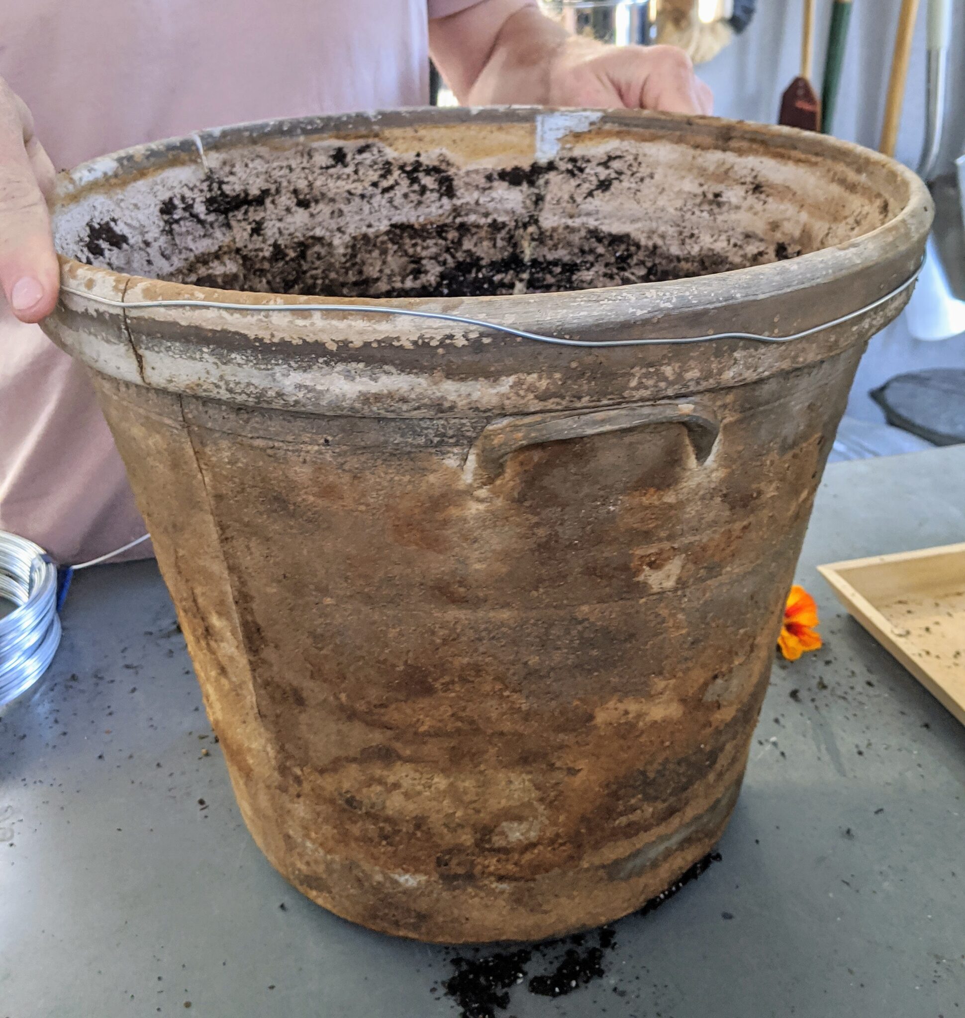 Repairing Pots in the Greenhouse - The Martha Stewart Blog