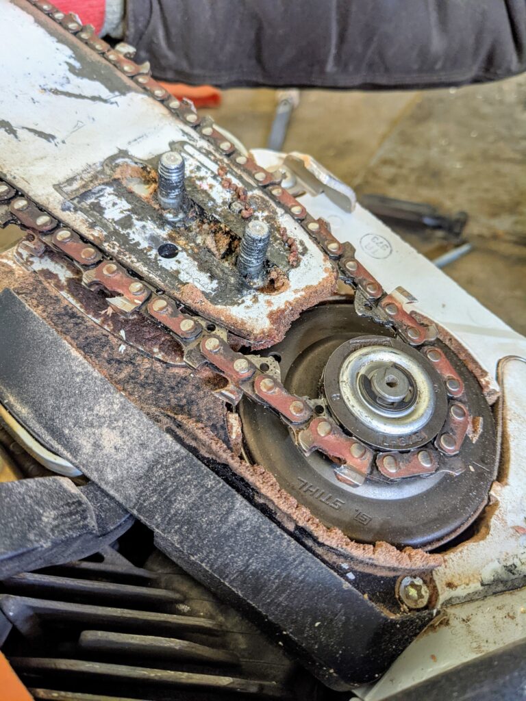 Maintaining Our STIHL Chainsaws - The Martha Stewart Blog