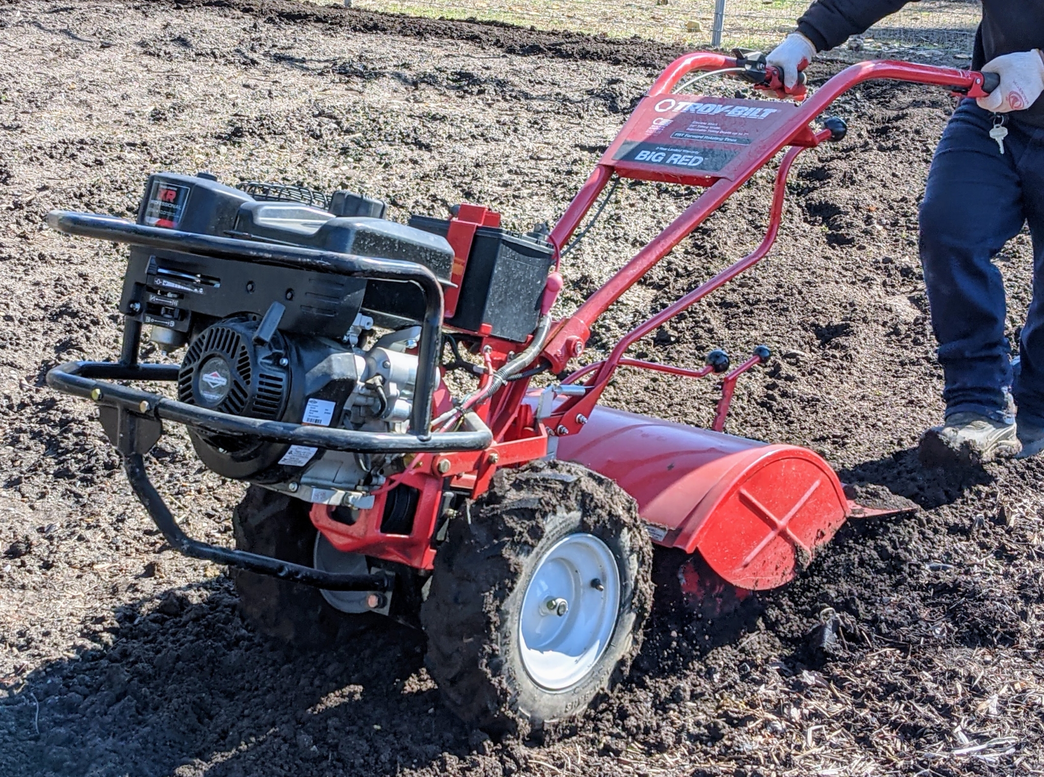 Rototilling and Preparing the Vegetable Gardens for Planting - The ...