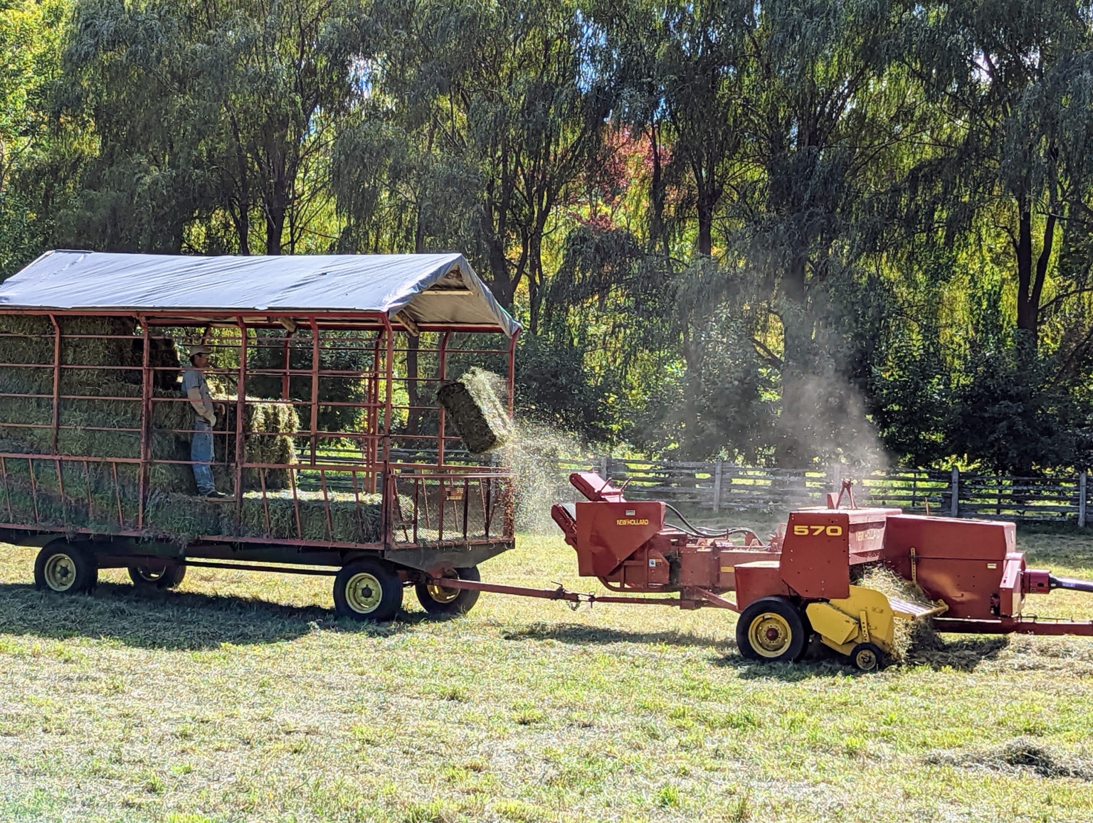 Baling Our Second Cut of Hay - The Martha Stewart Blog