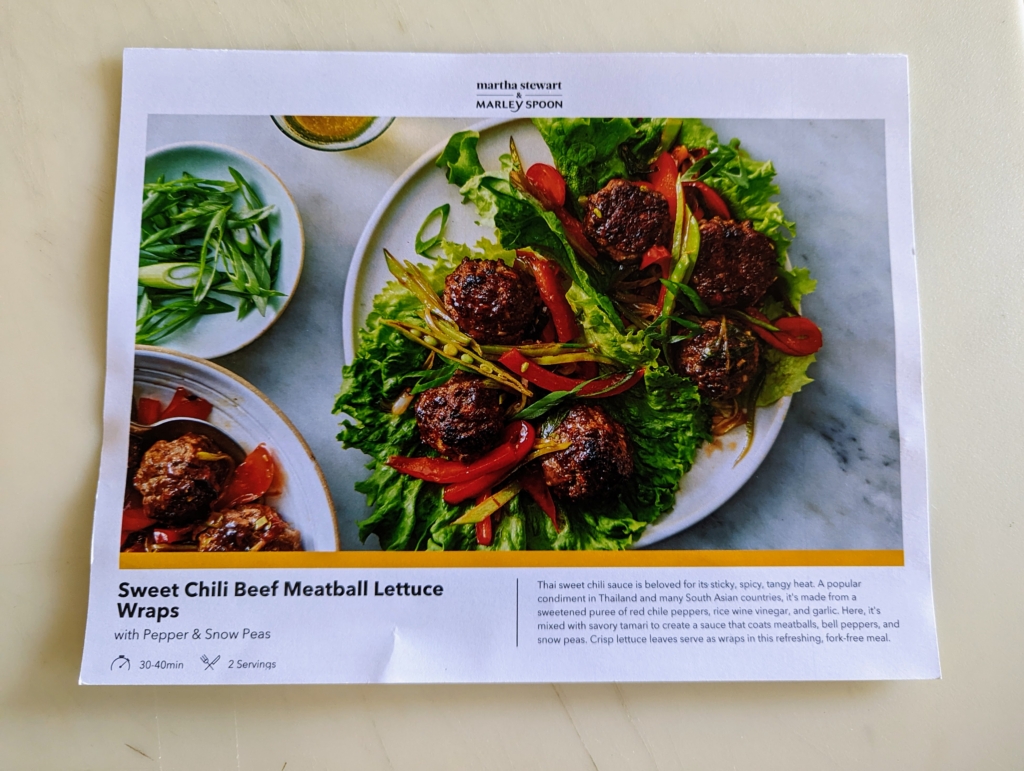 A Delicious Meal from Martha Stewart & Marley Spoon - The Martha ...