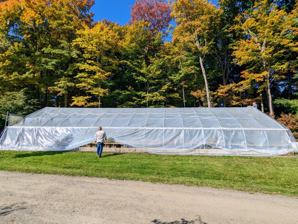 Replacing the Cover on My Hoop House - The Martha Stewart Blog