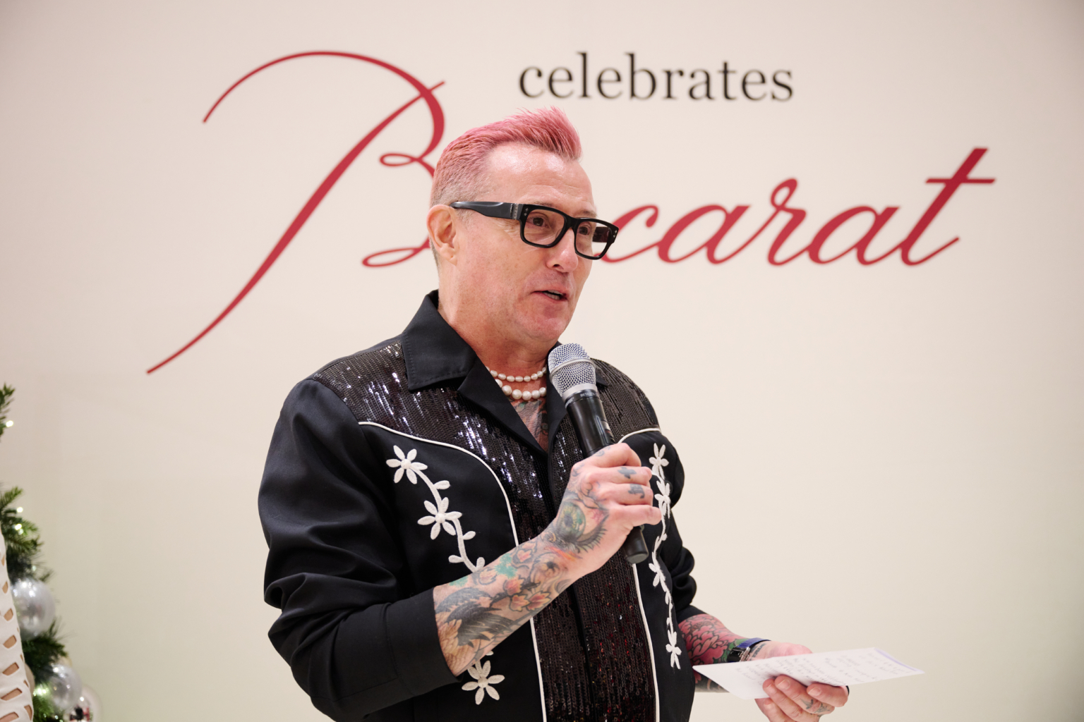 Unveiling the Palladian Tree by Baccarat at Neiman Marcus Downtown ...