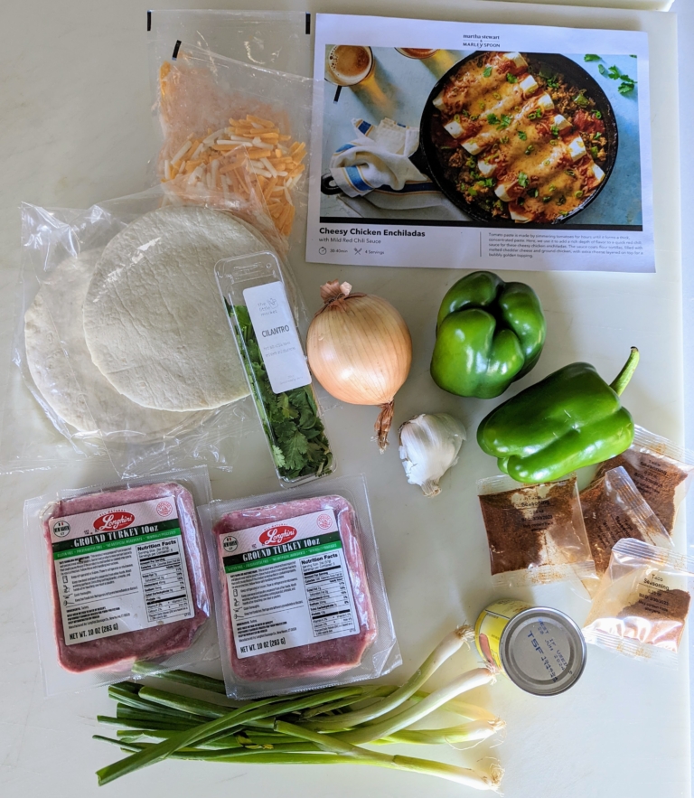 Cheesy Chicken Enchiladas with Mild Red Chili Sauce from Martha Stewart ...