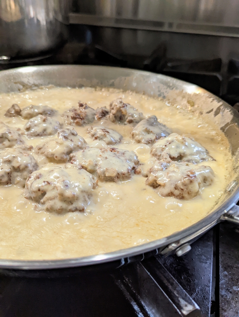Creamy Swedish Meatballs with Egg Noodles & Cranberry Relish from ...