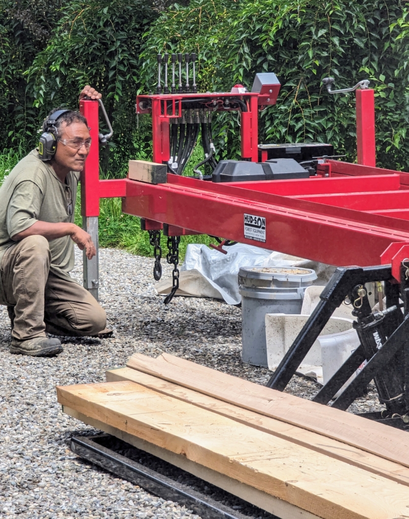 My New Hud-Son H360 Hydraulic Portable Sawmill - The Martha Stewart Blog