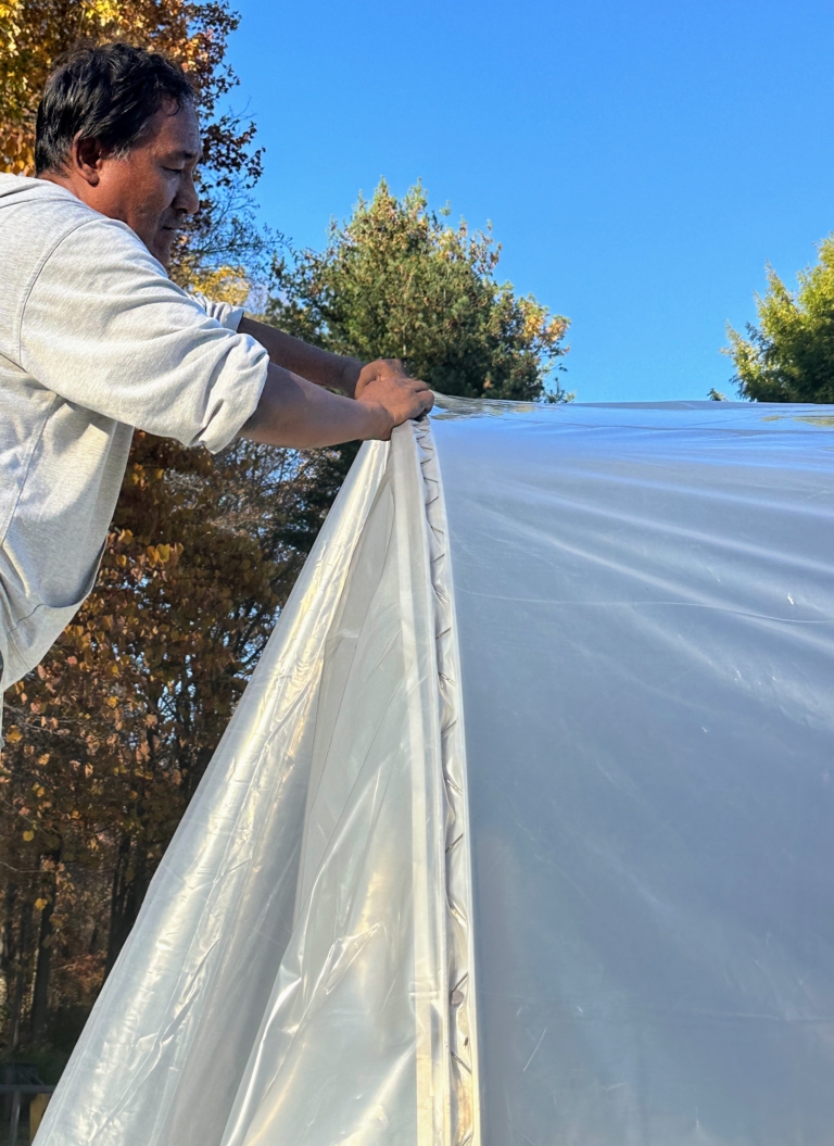Setting Up a Hoop House - The Martha Stewart Blog
