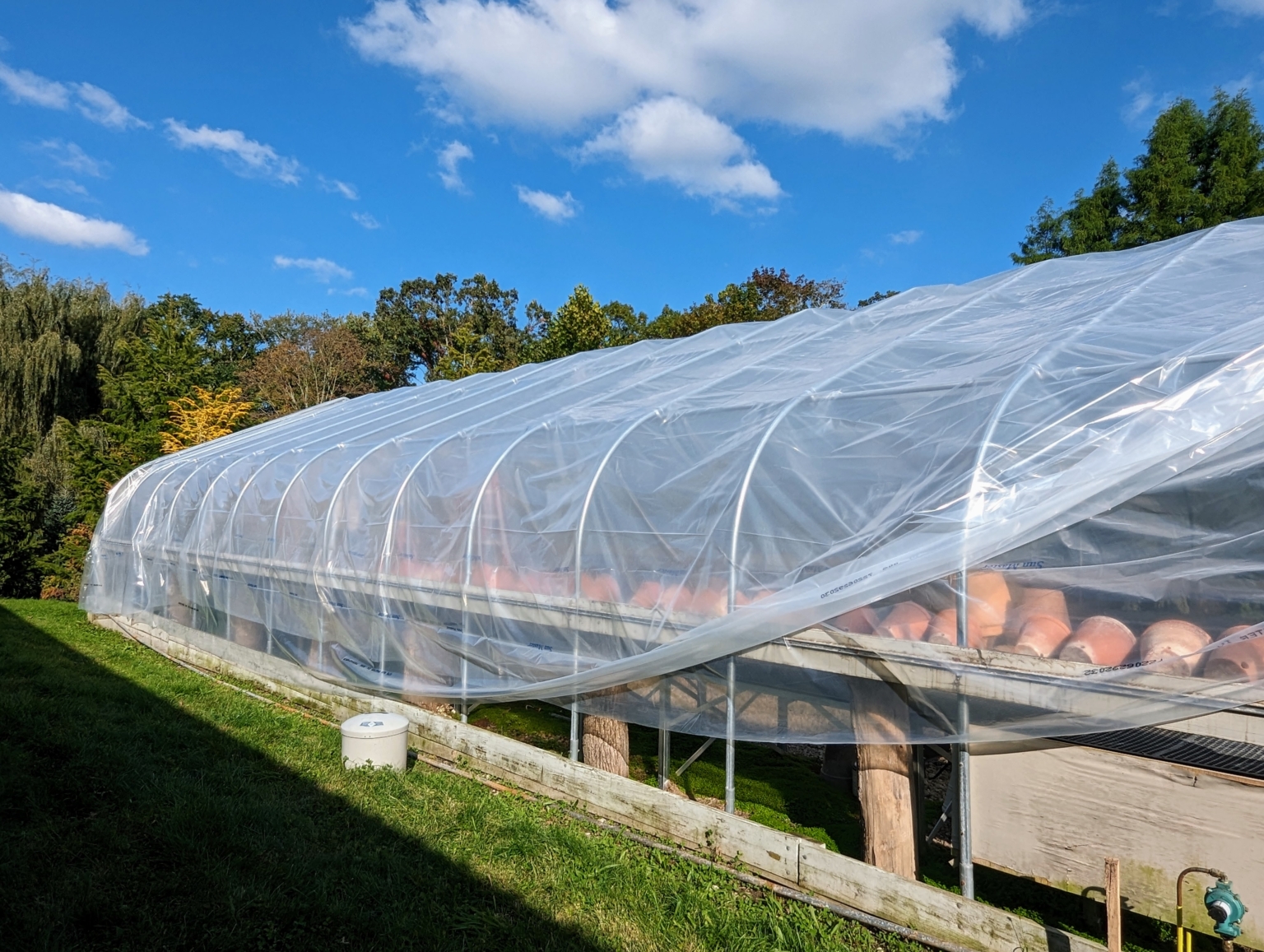 Replacing the Hoop House Cover - The Martha Stewart Blog