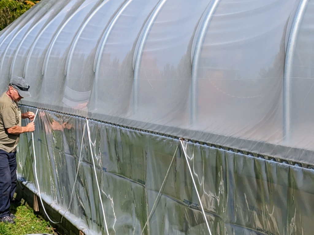 Replacing the Hoop House Cover - The Martha Stewart Blog