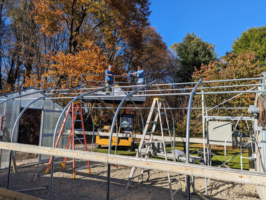 The Martha Stewart Blog : Blog Archive Setting Up a Hoop House - The ...