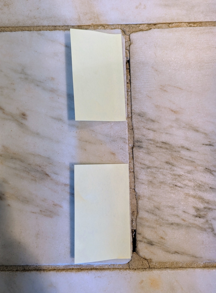 Grouting My Marble Kitchen Floor - The Martha Stewart Blog