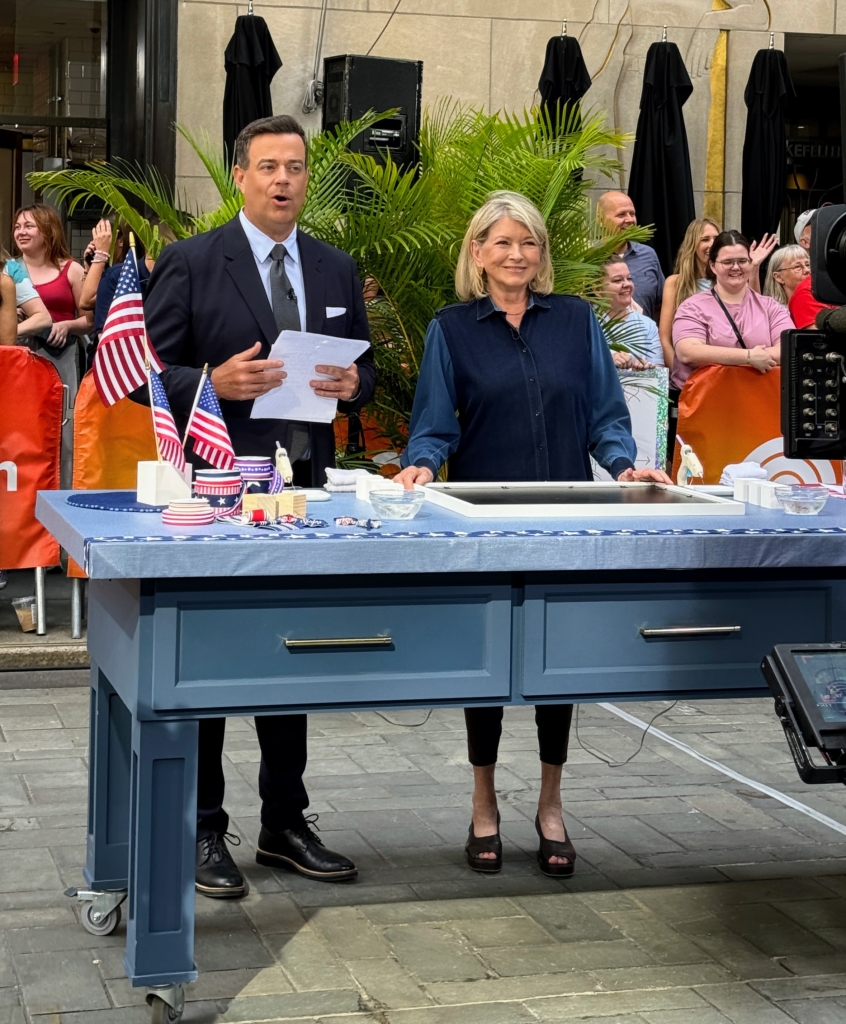 An American Flag Cake on the TODAY Show - The Martha Stewart Blog