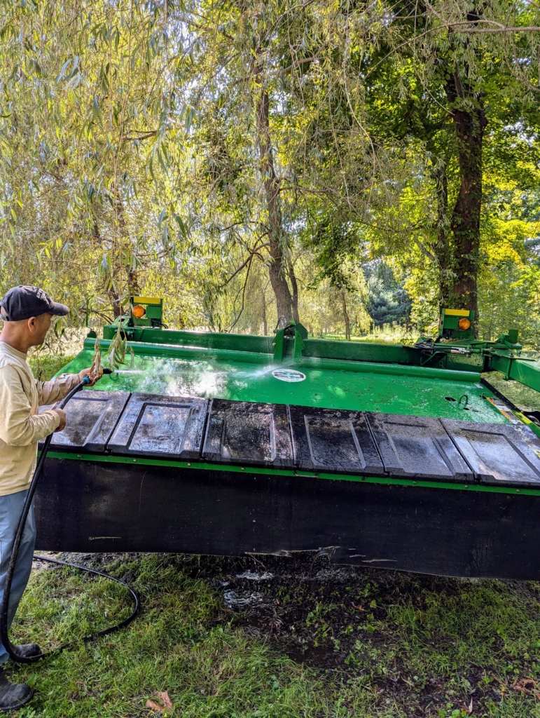 Cleaning Farm Equipment - The Martha Stewart Blog