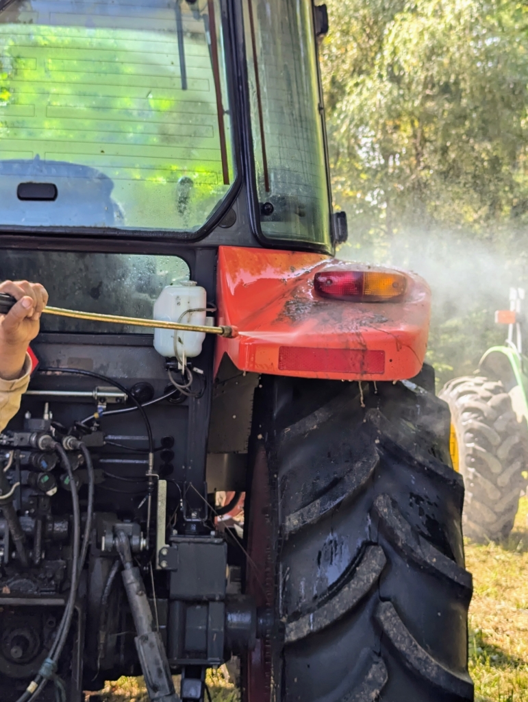 Cleaning Farm Equipment - The Martha Stewart Blog