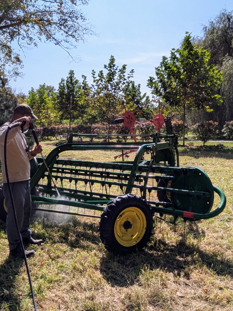 Cleaning Farm Equipment - The Martha Stewart Blog
