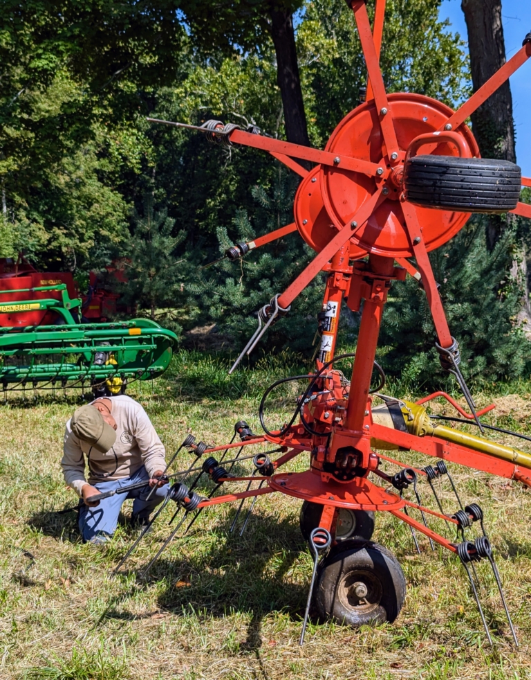 Cleaning Farm Equipment - The Martha Stewart Blog