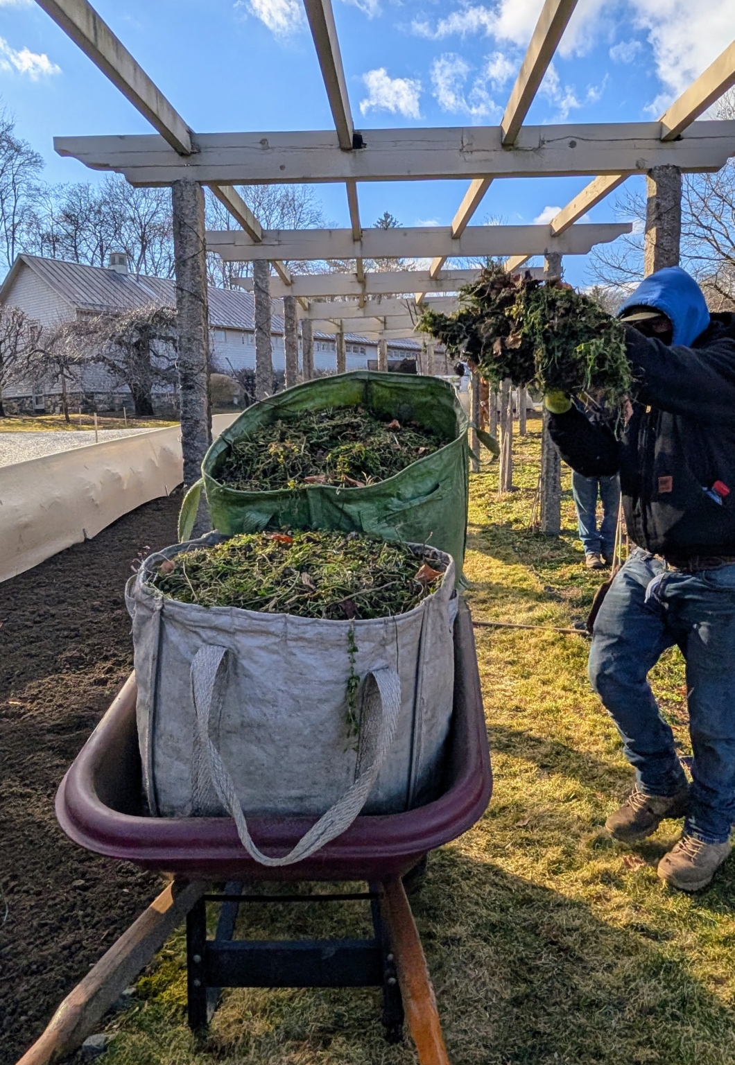 Covering My Gardens with Compost - The Martha Stewart Blog