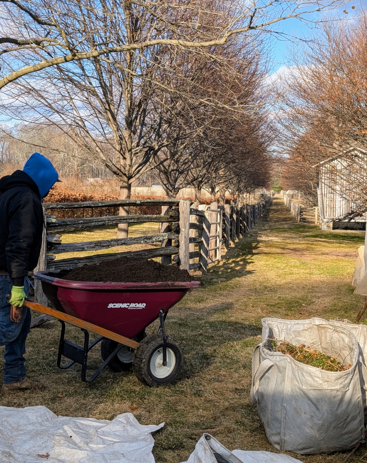 Covering My Gardens with Compost - The Martha Stewart Blog