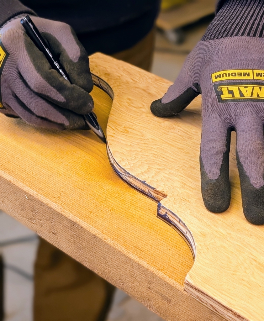 Hand Cutting Rafter Tails for My Pergola - The Martha Stewart Blog