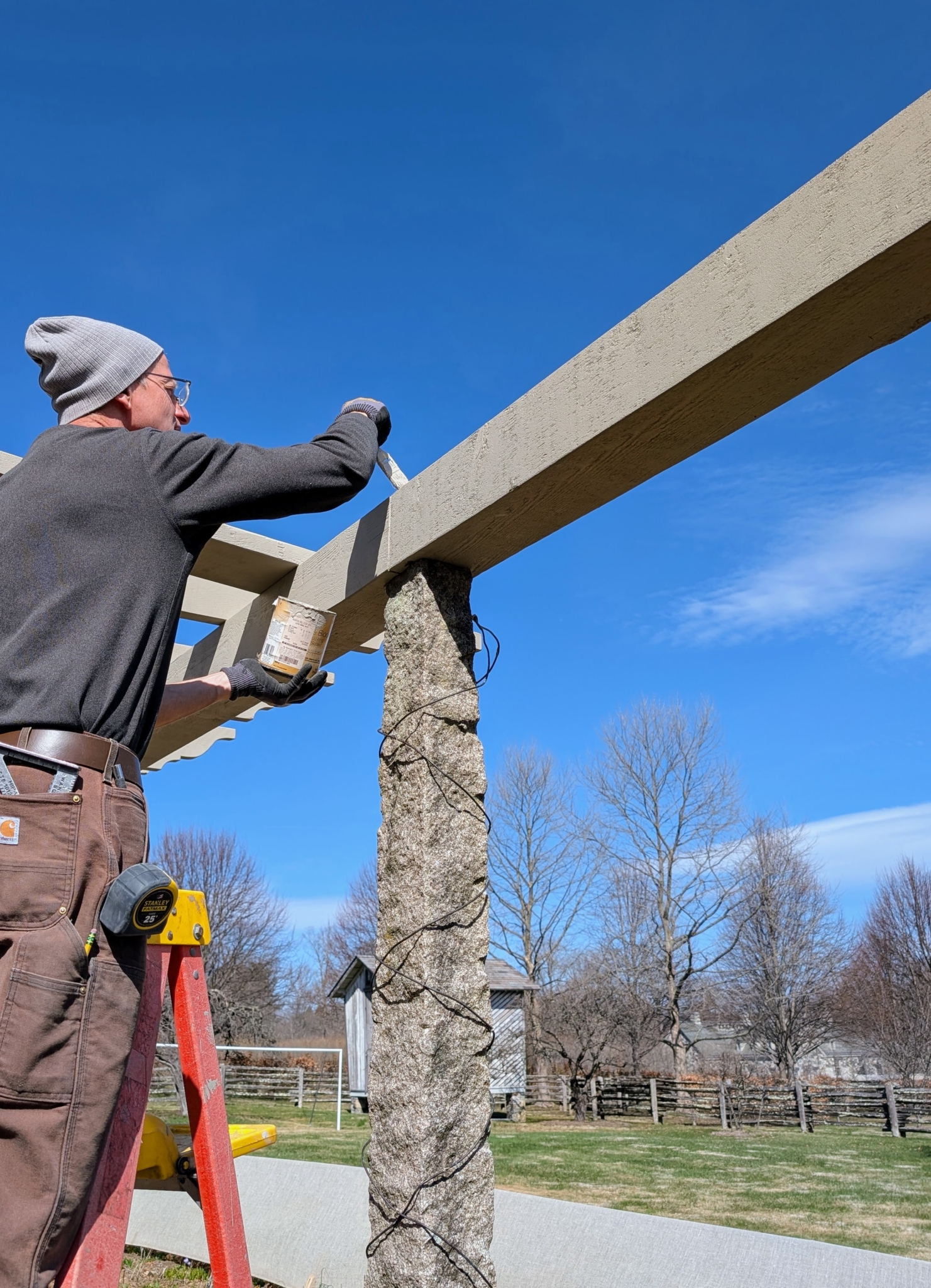Finishing My Pergola Restoration Project - The Martha Stewart Blog