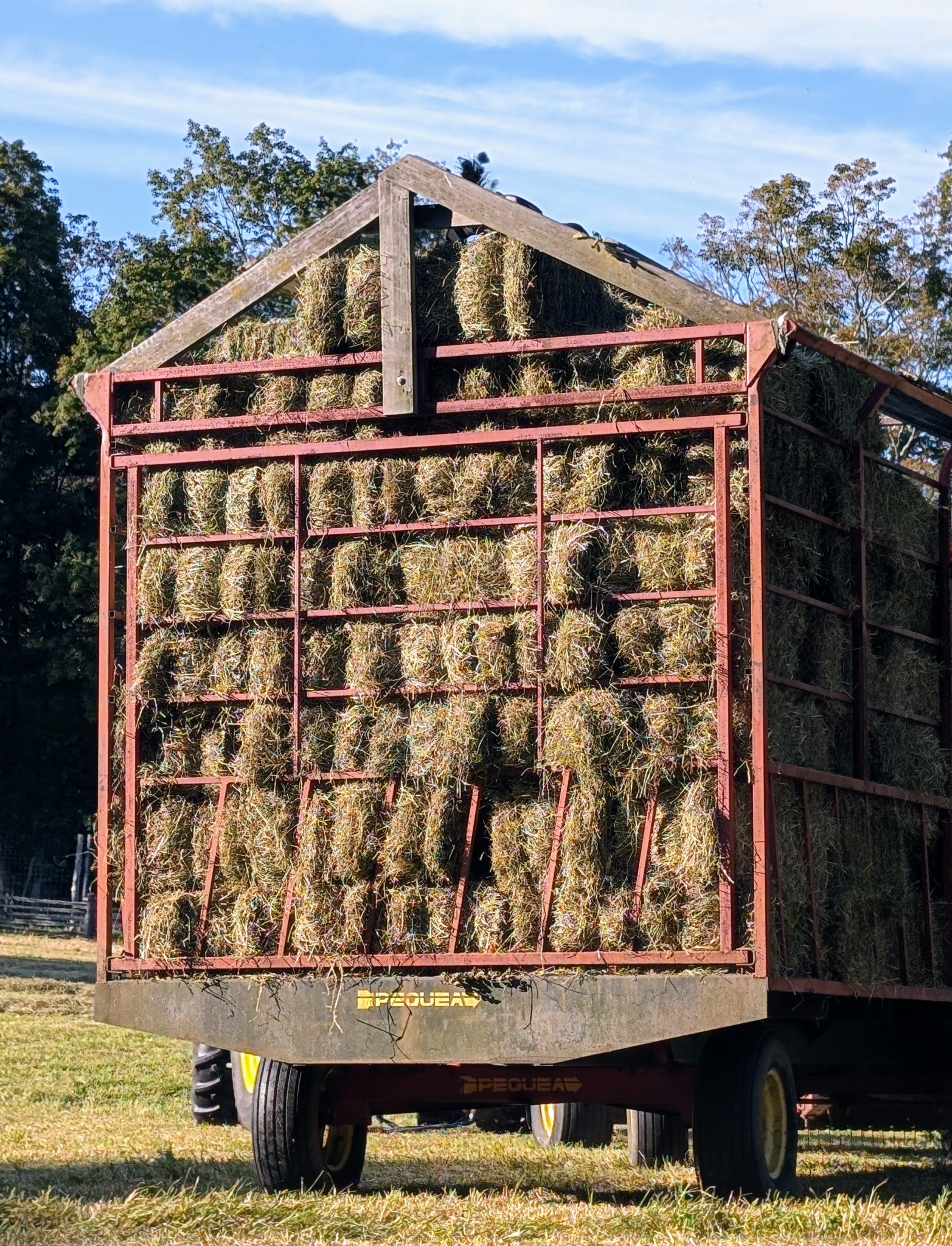 Baling the Second Cut of Hay in Run-In Field - The Martha Stewart Blog